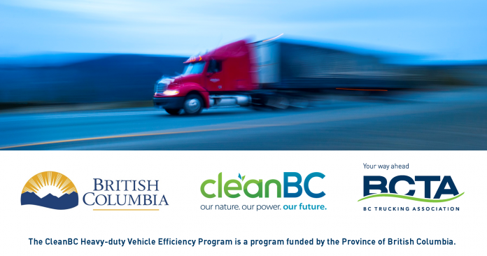 Apply for the CleanBC Heavy-duty Vehicle Efficiency Program | Desi Trucking