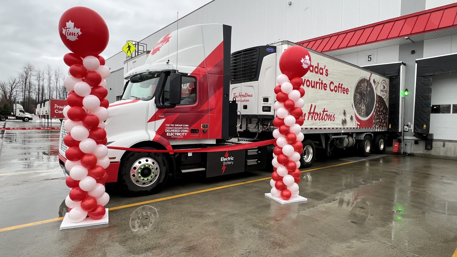 Tim Hortons Deploys New Volvo Electric Trucks | Desi Trucking